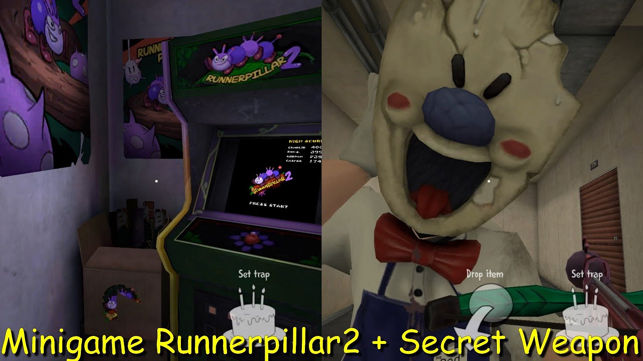 Ice Scream 7 Friends: Minigame RunnerPillar 2 HighScore + Secret Weapon ...