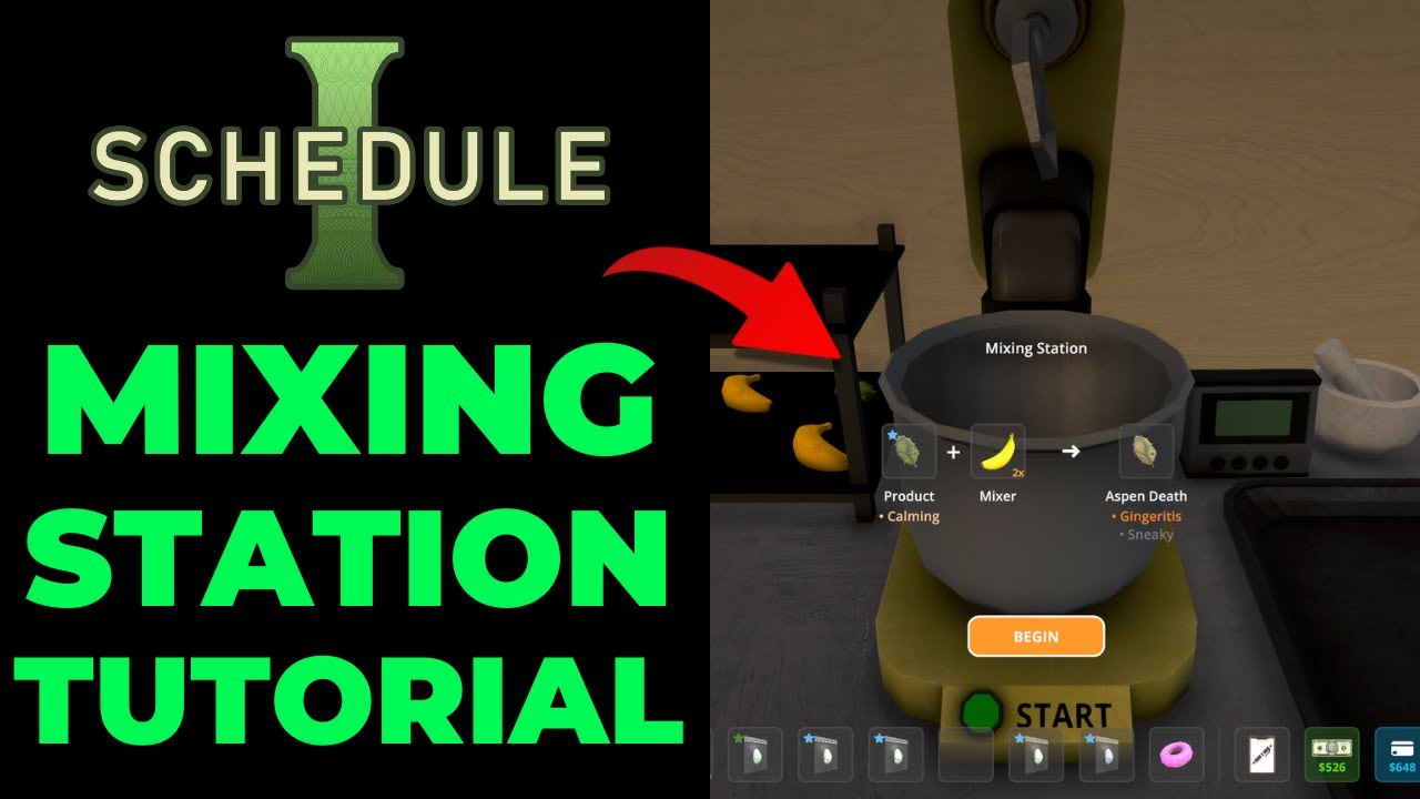 HOW TO USE MIXING STATION IN SCHEDULE 1 (2026) | SCHEDULE 1 MIXING ...