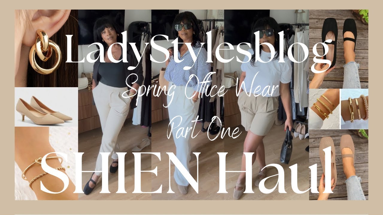 SHIEN Try-on HAUL, Office spring wear - YouTube