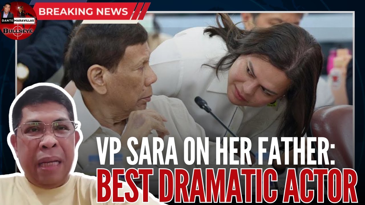VP SARA, TINAWAG NA BEST DRAMATIC ACTOR ANG AMA SA NAGANAP NA HEARING. MAG-AMA NGA TALAGA SILA ...