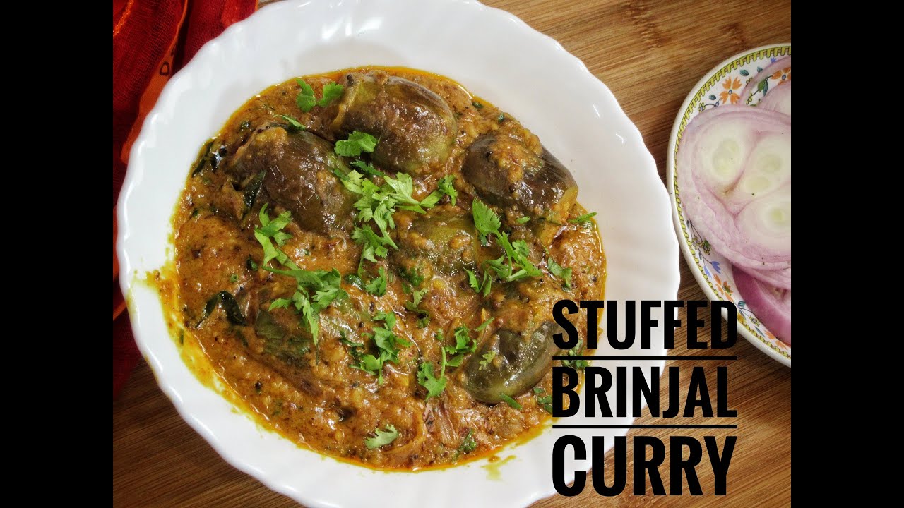 Stuffed Brinjal Curry | Enne Badnekai | Karnataka Style - YouTube