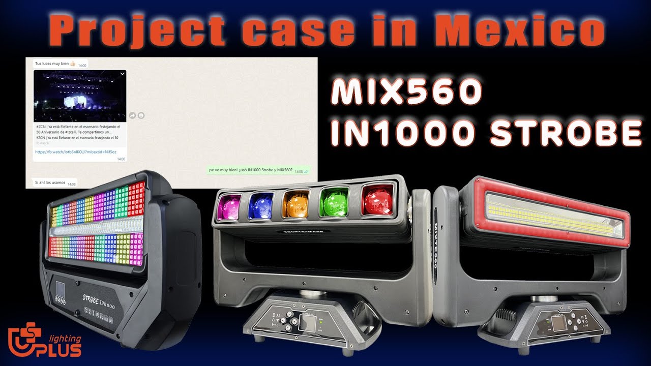 MIX560 and IN1000 STROBE in Mexico - YouTube