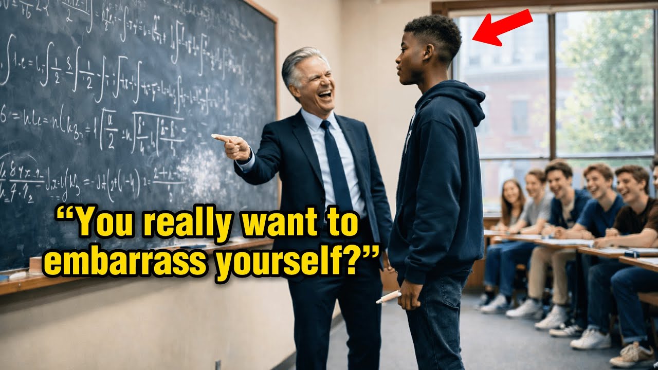 Professor Mocks Black Student With an “Impossible” Equation — Doesn’t ...