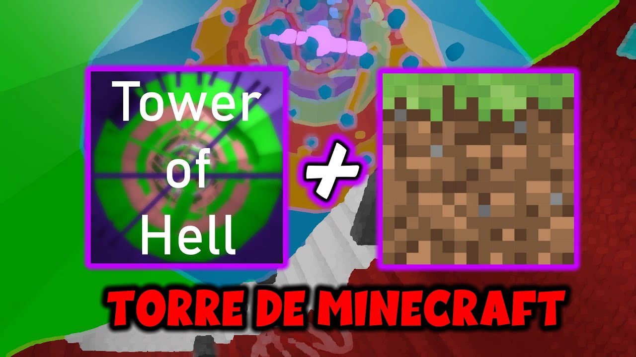 TOWER OF HELL PERO ES MINECRAFT 🤔 TORRE DEL INFIERNO MINECRAFTIANA ...