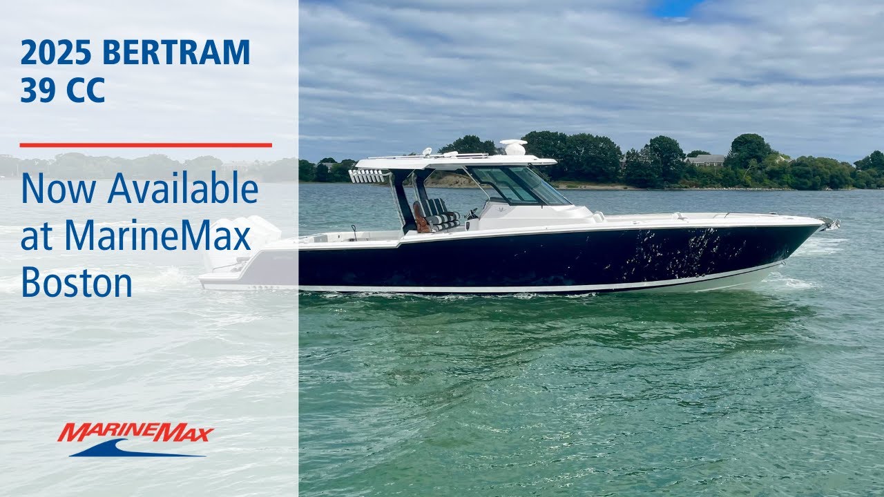 2025 Bertram 39 CC Boat For Sale at MarineMax Boston, MA - YouTube