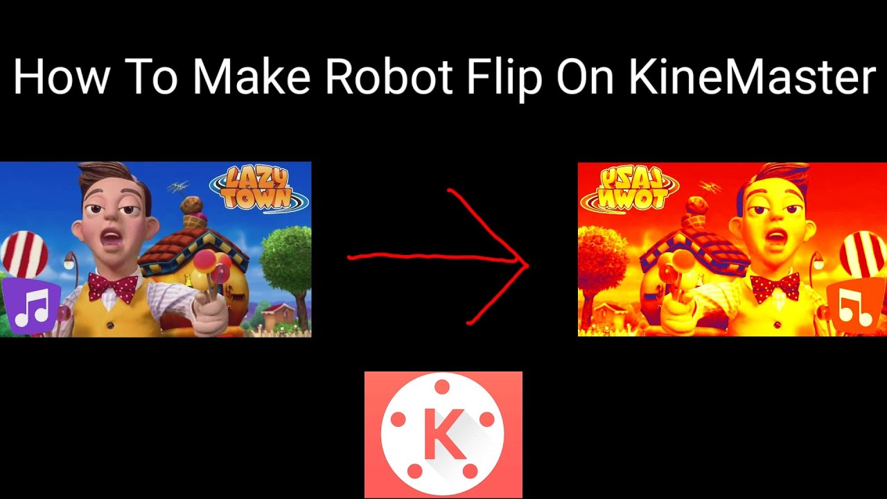 How To Make Robot Flip On Kinemaster Youtube