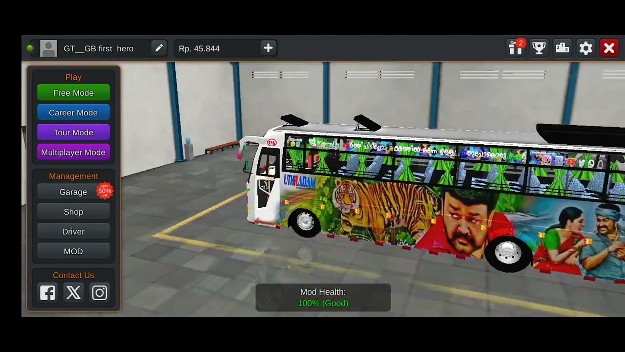 bus simulator super fast KSRTC - YouTube