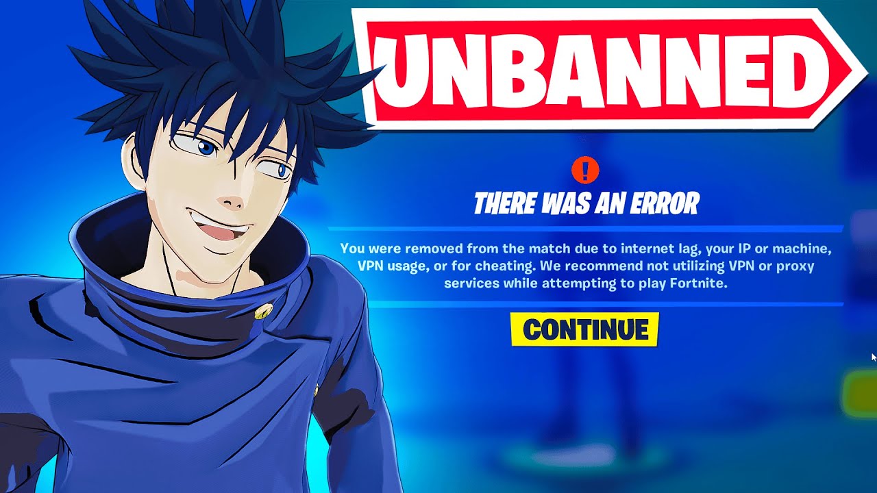 Fortnite Unban Method (VPN KICK FIX) - YouTube