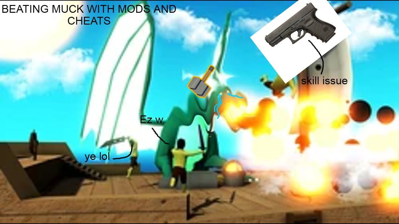 BEATING MUCK WITH MODS AND CHEATS - YouTube