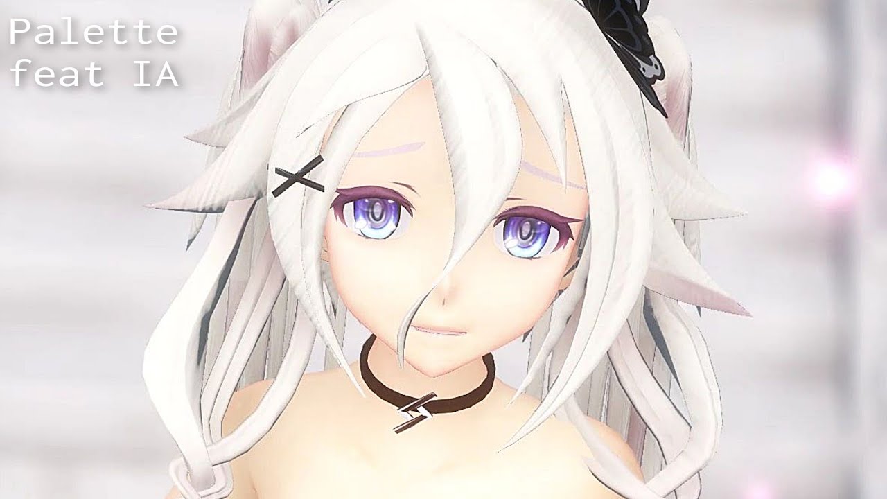【IA】Palette -Acoustic Guitar-【VOCALOID COVER x MMD】 - YouTube