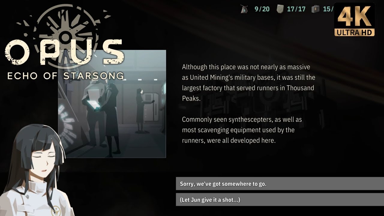 OPUS: ECHO OF STARSONG Playthrough Part 17 - 4K Gameplay (FULL GAME) PC ...