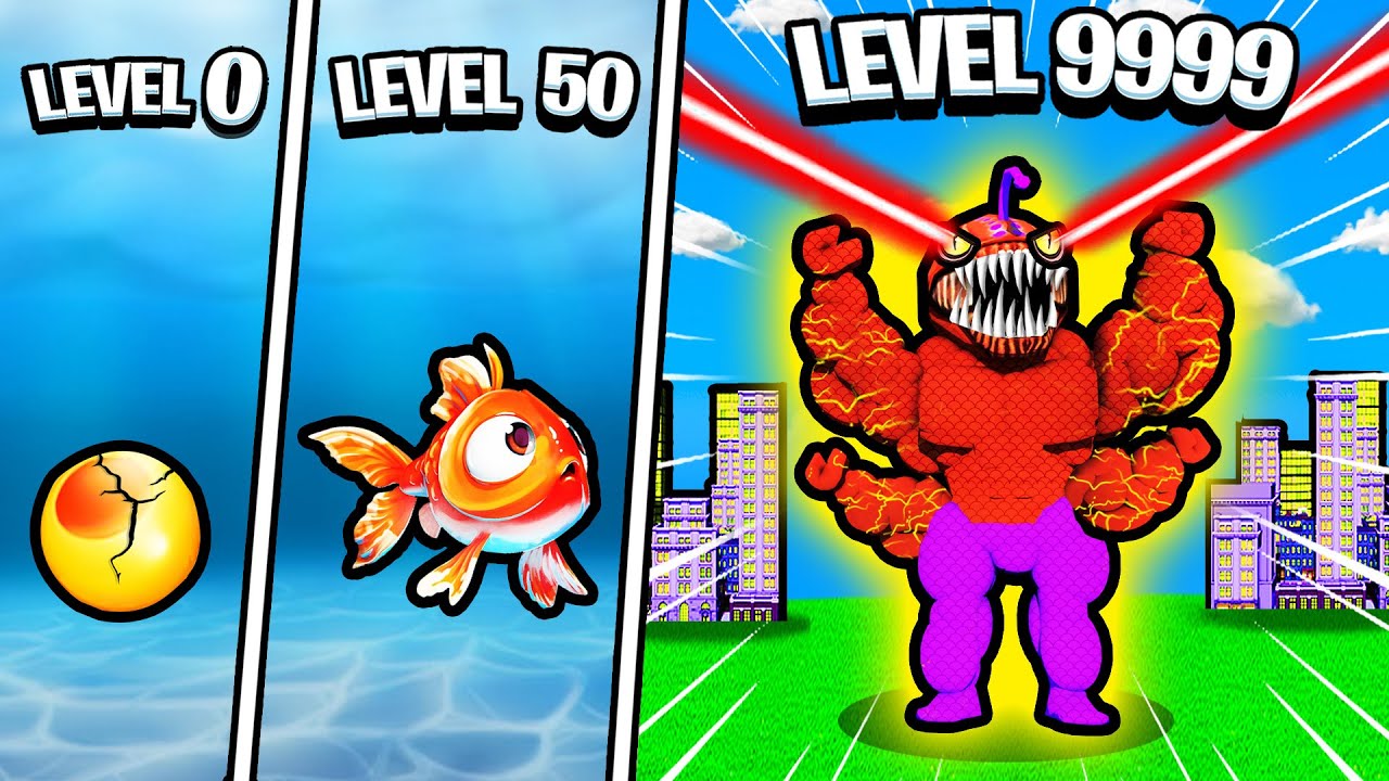 HIGHEST FISH EVOLUTION UNLOCKED? - I am Fish - YouTube