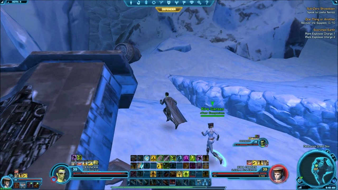 SWTOR JK Hoth Class Quest - Sub-Zero Showdown - YouTube