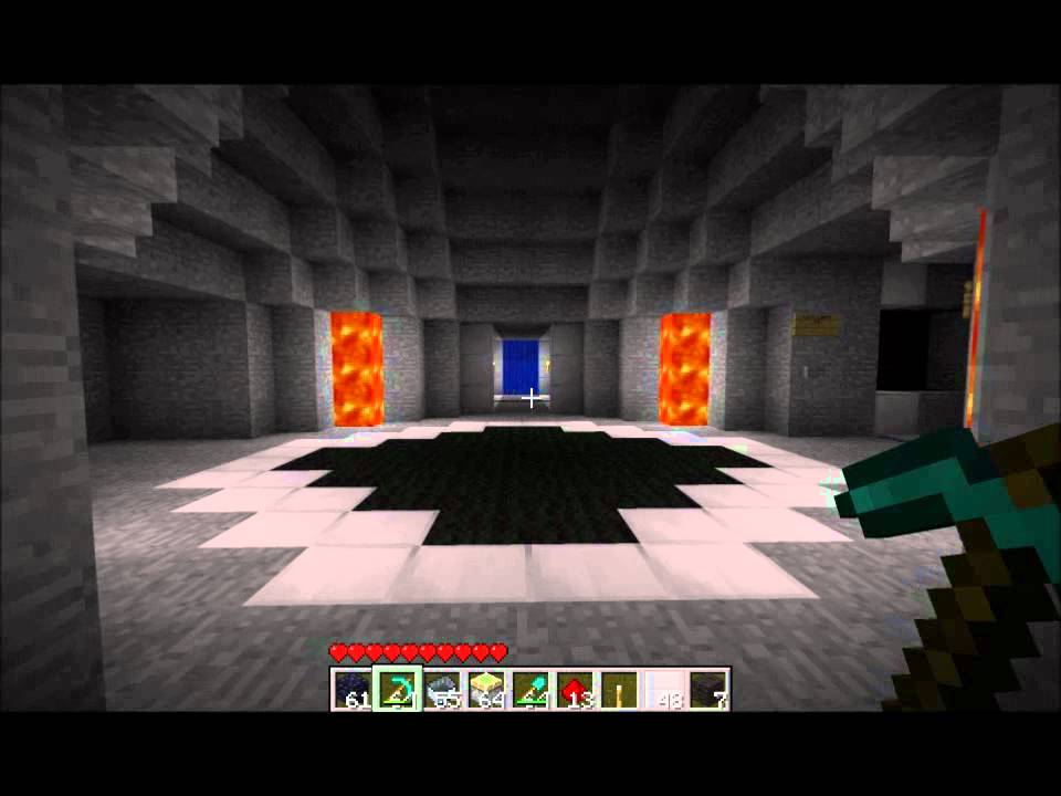 Minecraft - Epic base with elevator - YouTube