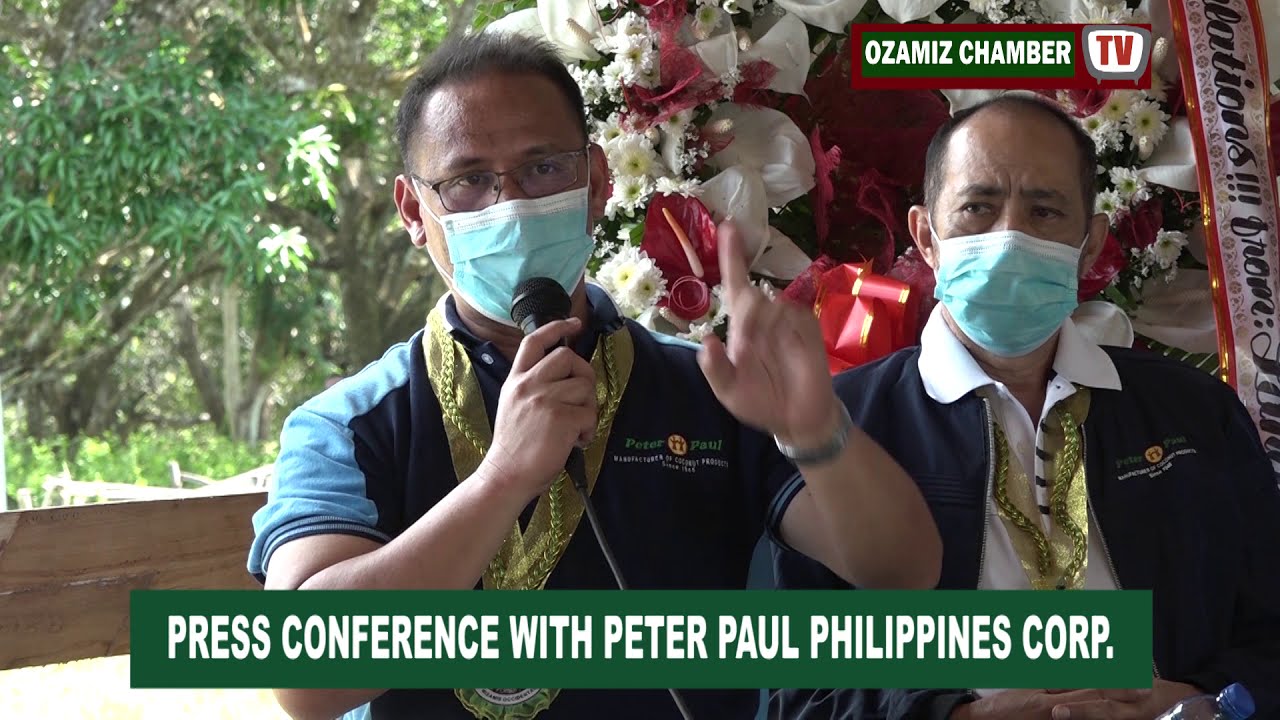 PRESS CONFERENCE WITH PETER PAUL PHILIPPINES CORP. - YouTube