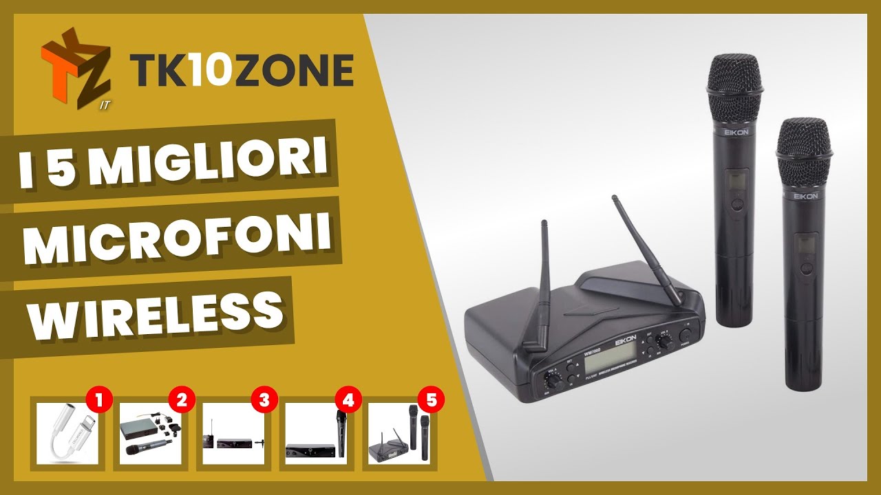 I 5 migliori microfoni wireless - YouTube