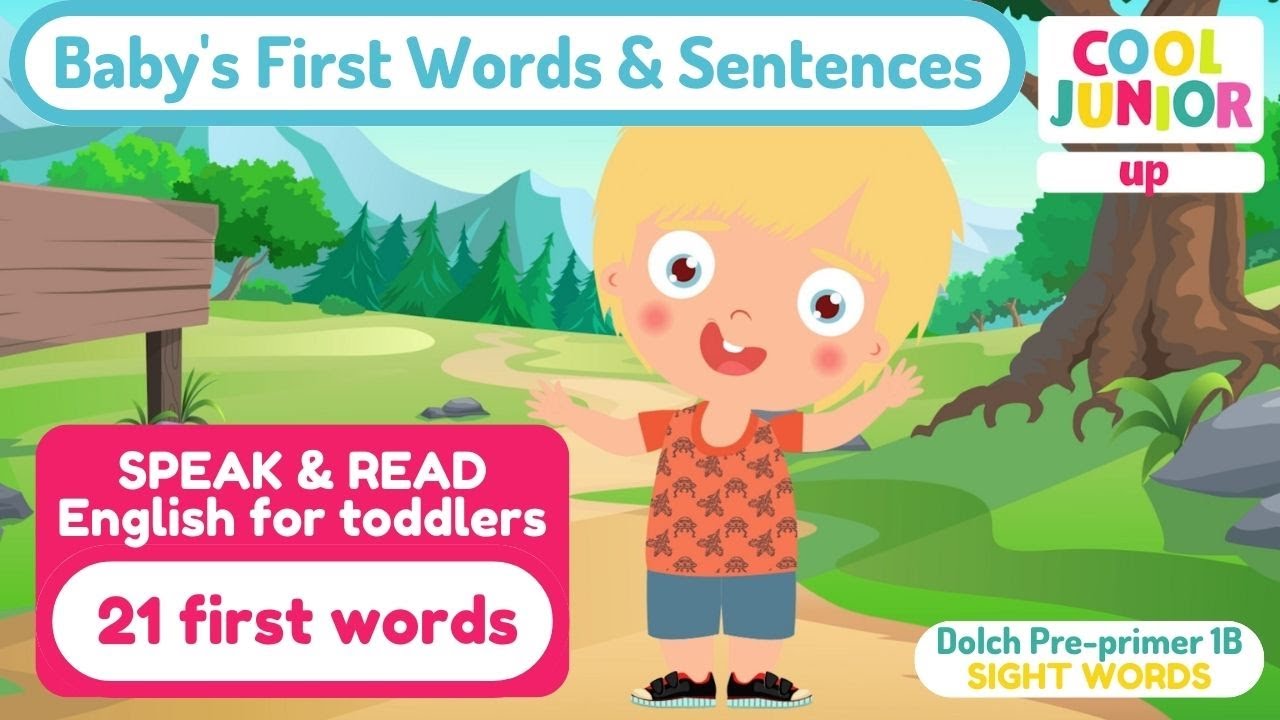Babies First Words & Phrases in English | Toddler Learning Videos ...
