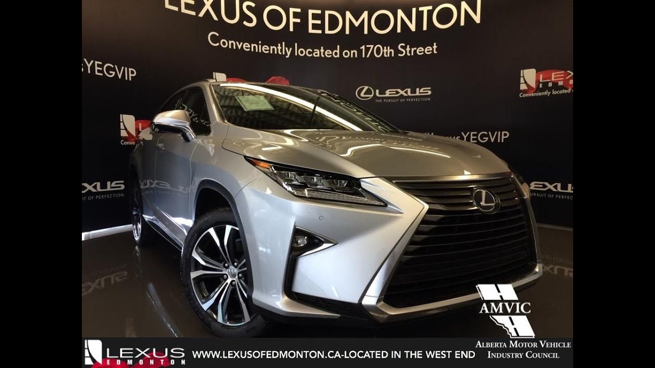 2016 Silver Lexus RX 350 AWD Luxury Walkaround Review | North Edmonton ...