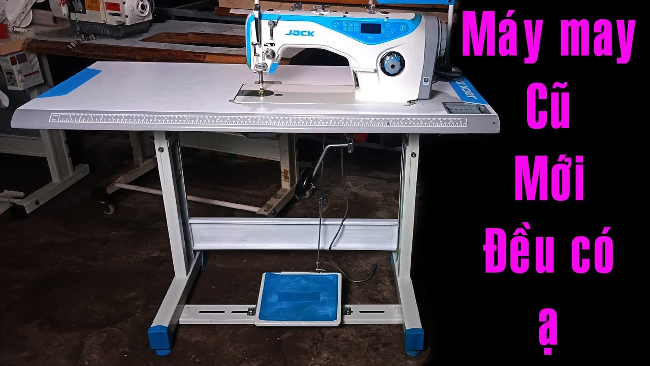 Máy may Jack A3 tại Cửa hàng máy may vắt sổ Kansai Hai Lúa Ngành may mặc - YouTube