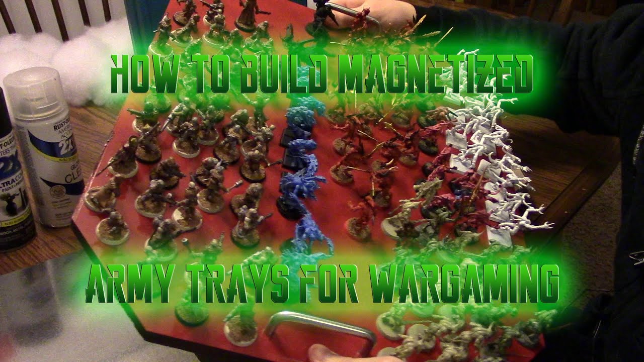 How to Build a Magnetized Army! Miniature Storage + Transport Solution ...