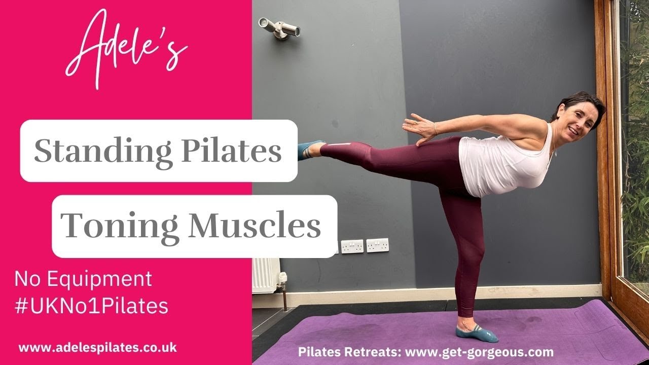 Standing Pilates Workout for Toning Muscles #UKNo1Pilates - YouTube