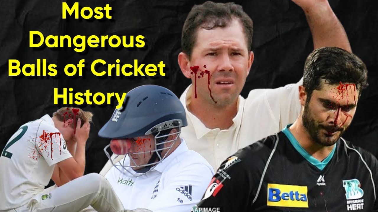 MOST DANGEROUS BALLS OF CRICKET HISTORY - YouTube