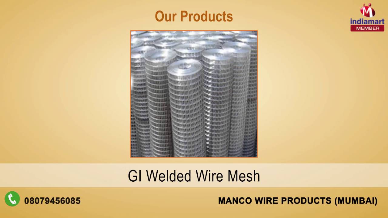 Welded Wire Sheet & Roll By Manco Wire Products, Mumbai - YouTube