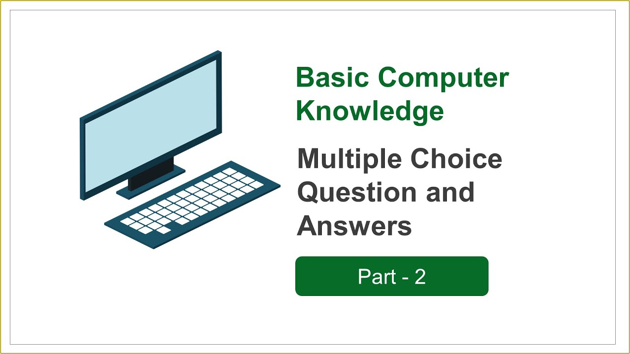 Computer General Knowledge | Important Questions & Answers || Part - II ...