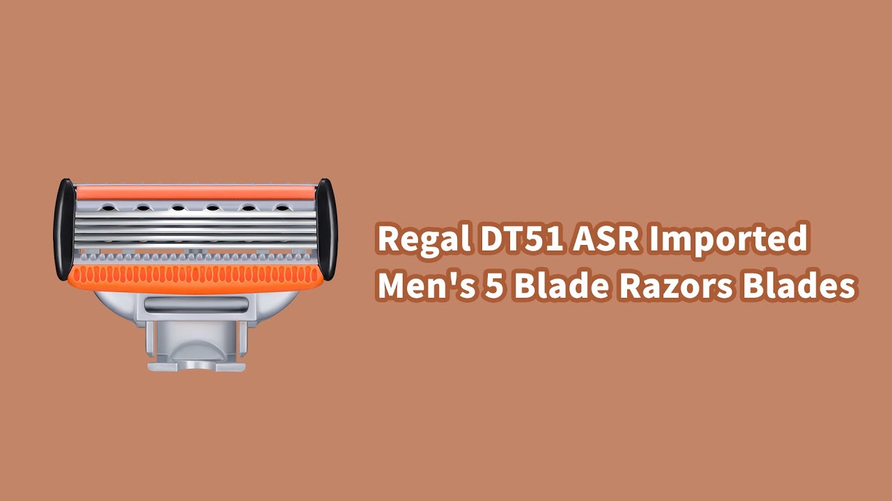 Regal DT51 ASR Imported Men's 5 Blade Razors Blades - YouTube