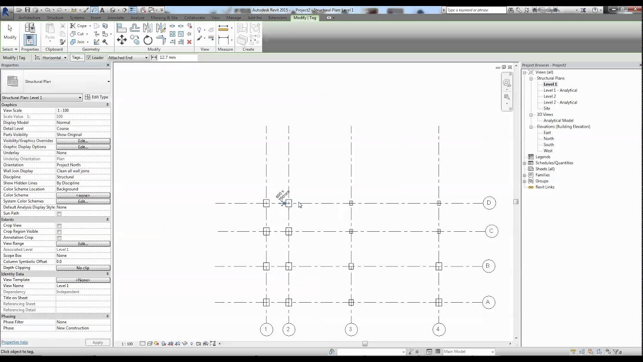 Add Column Location ID To Columns Schedule REVIT 2015 - YouTube