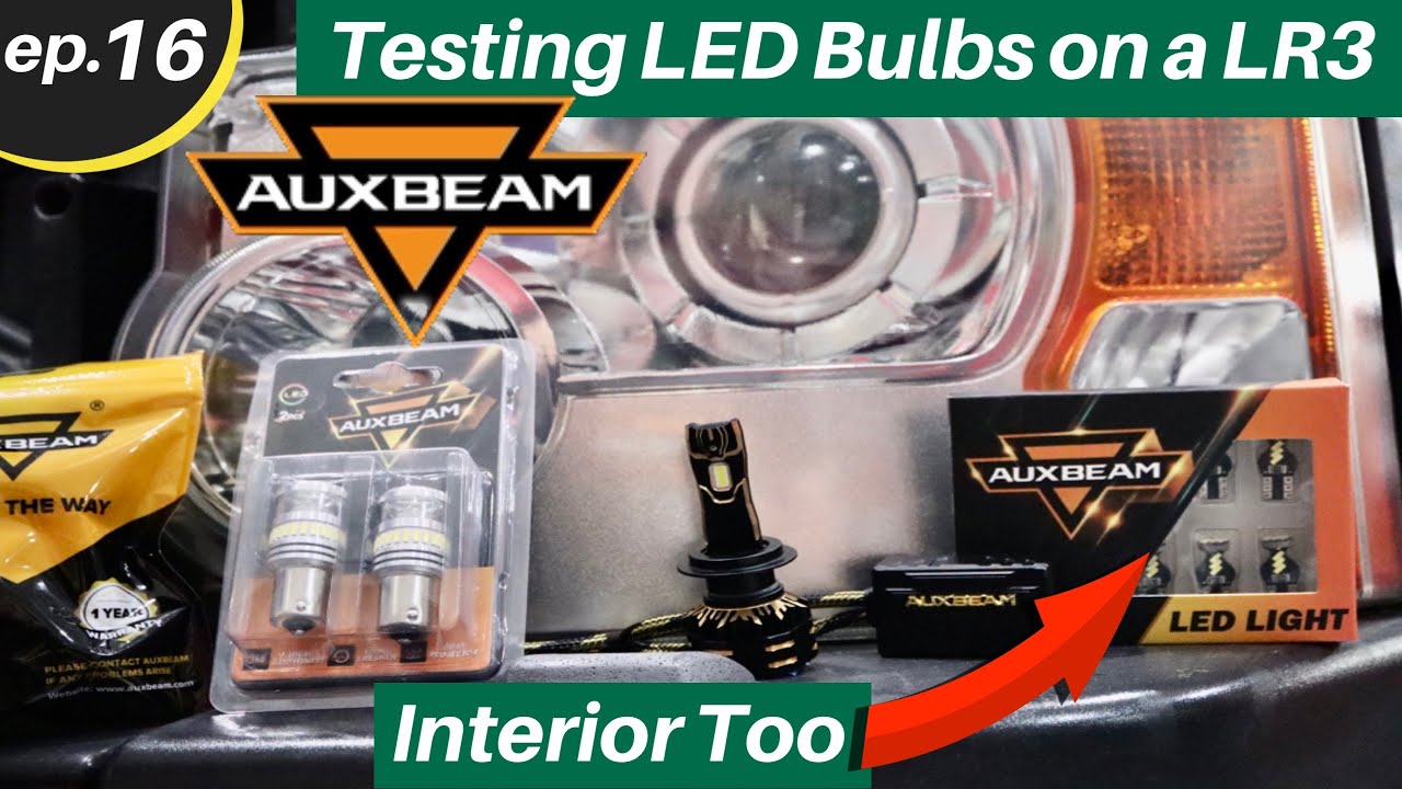 Testing AUXBEAM LED Lights in an LR3 - Ep. 16 - YouTube