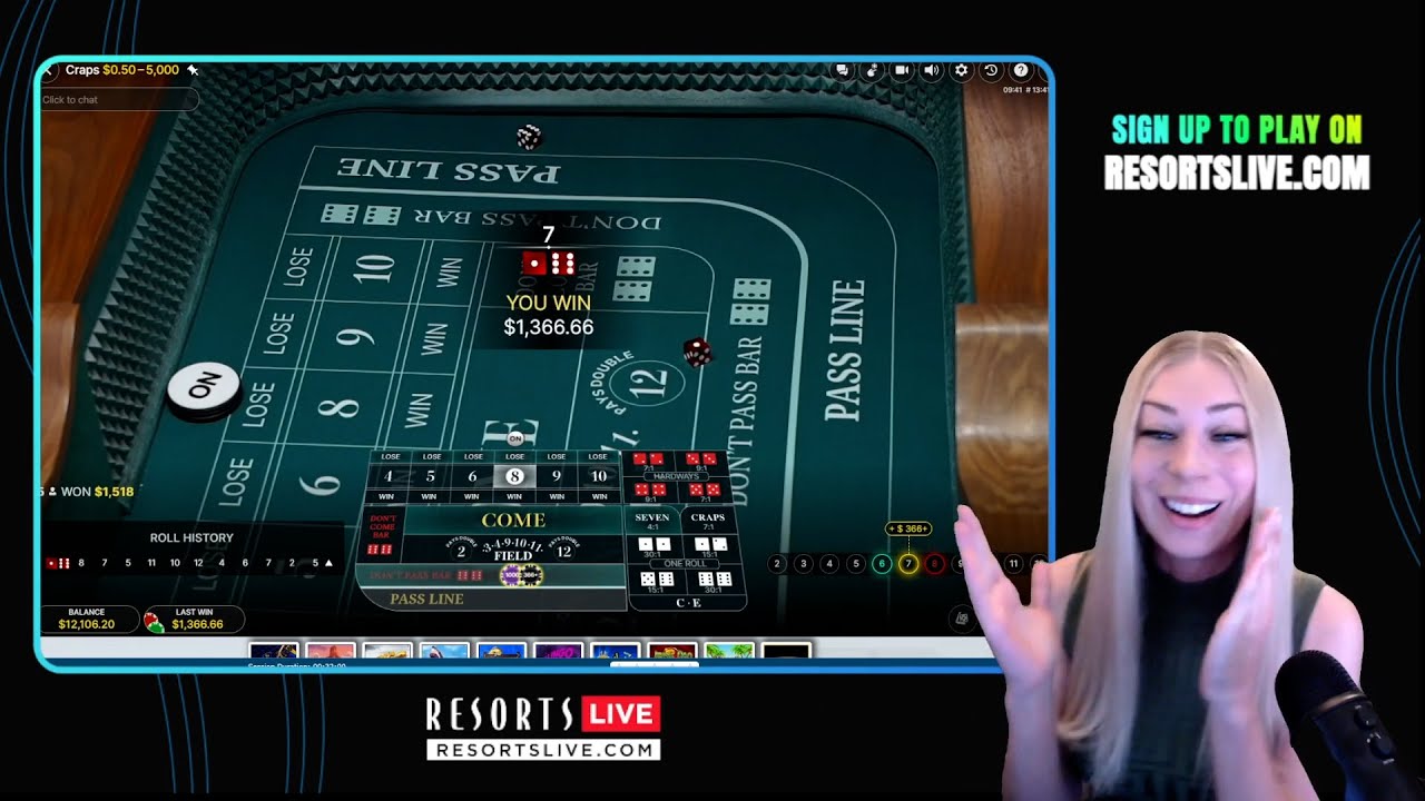 🏆 Live Dealer Craps • The Slot Squad with Tiffany - YouTube