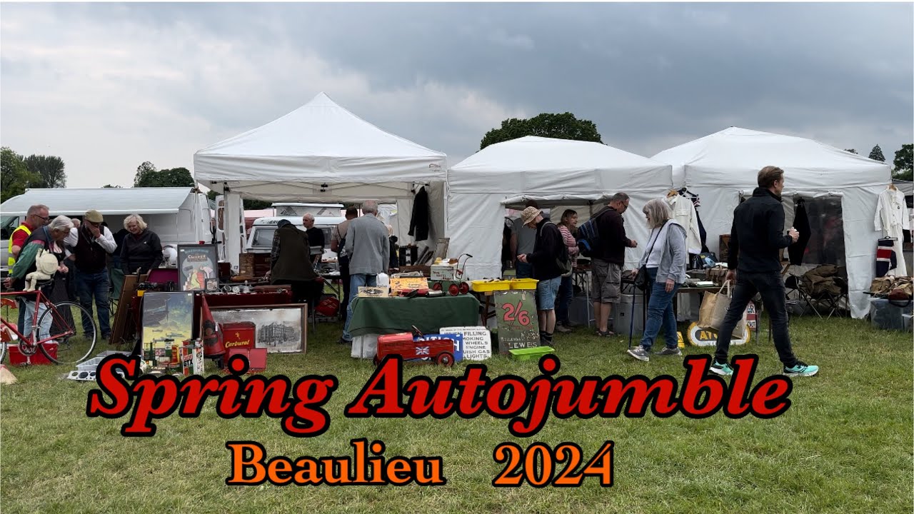 Spring Autojumble Beaulieu 2024 - YouTube