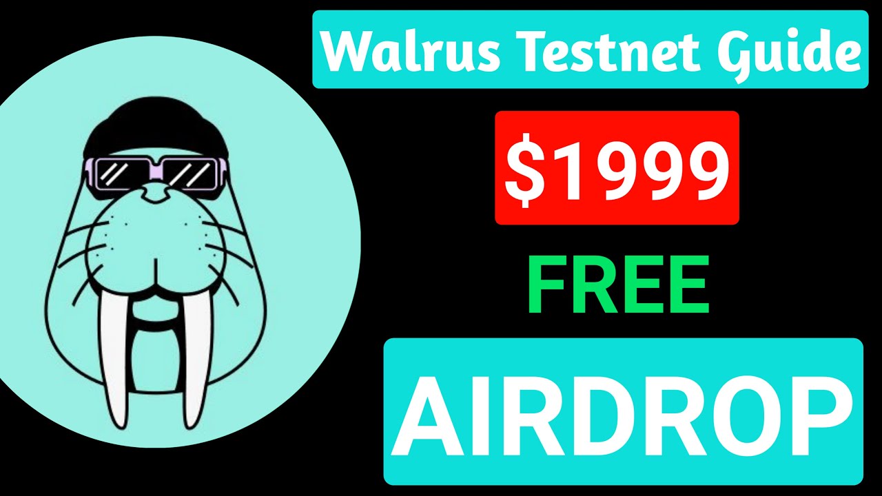 😱Walrus Airdrop $1999 Instant Payment | Walrus Testnet Airdrop | Sui ...