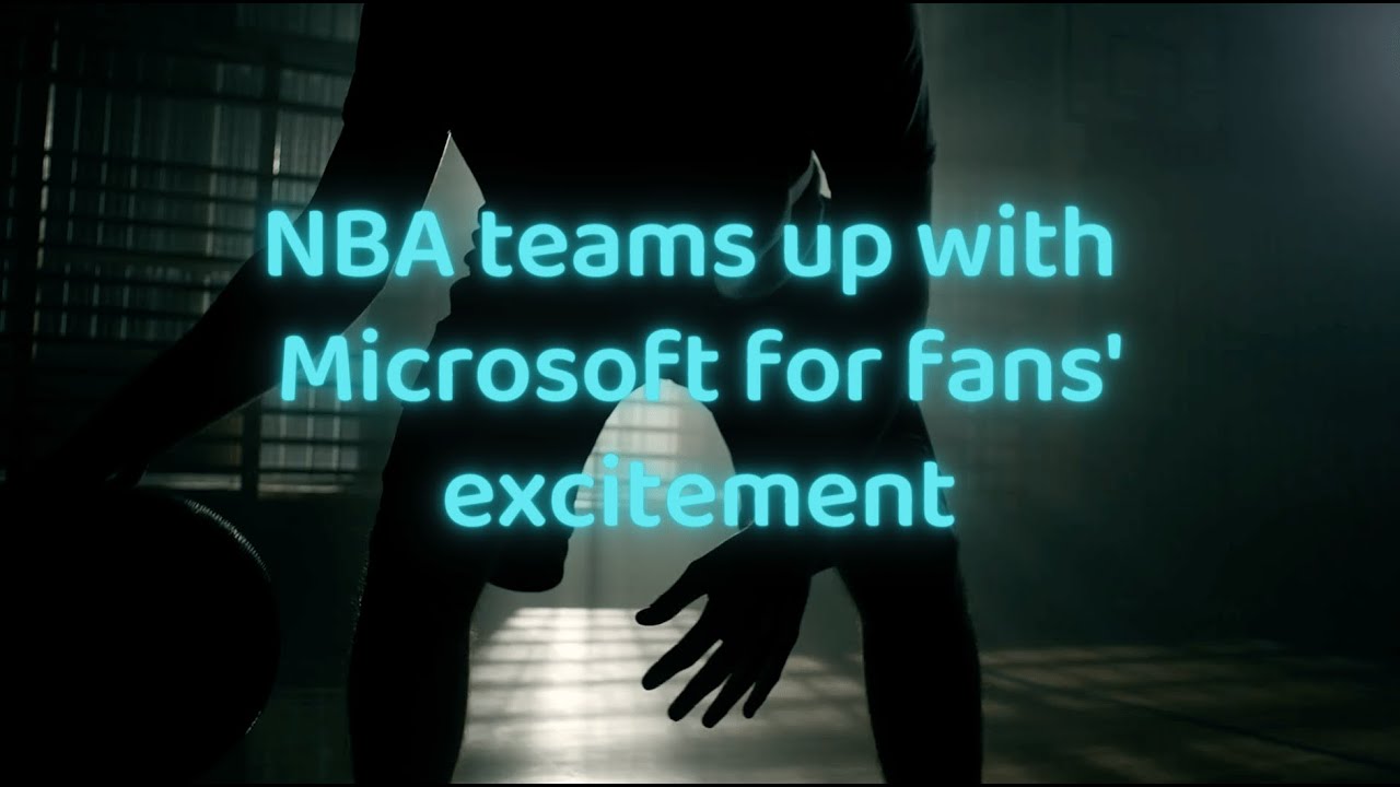 NBA partners with Microsoft Azure for fans - YouTube