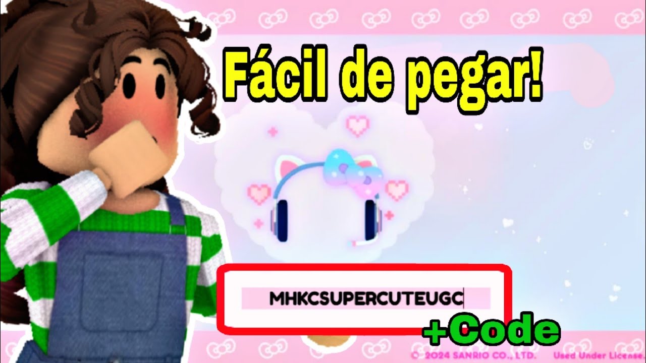 Como pega o novo Item UGC (Hello Kitty Café) - YouTube