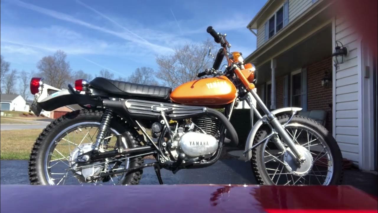 1972 Yamaha DT2 250 Enduro Cold Start - YouTube
