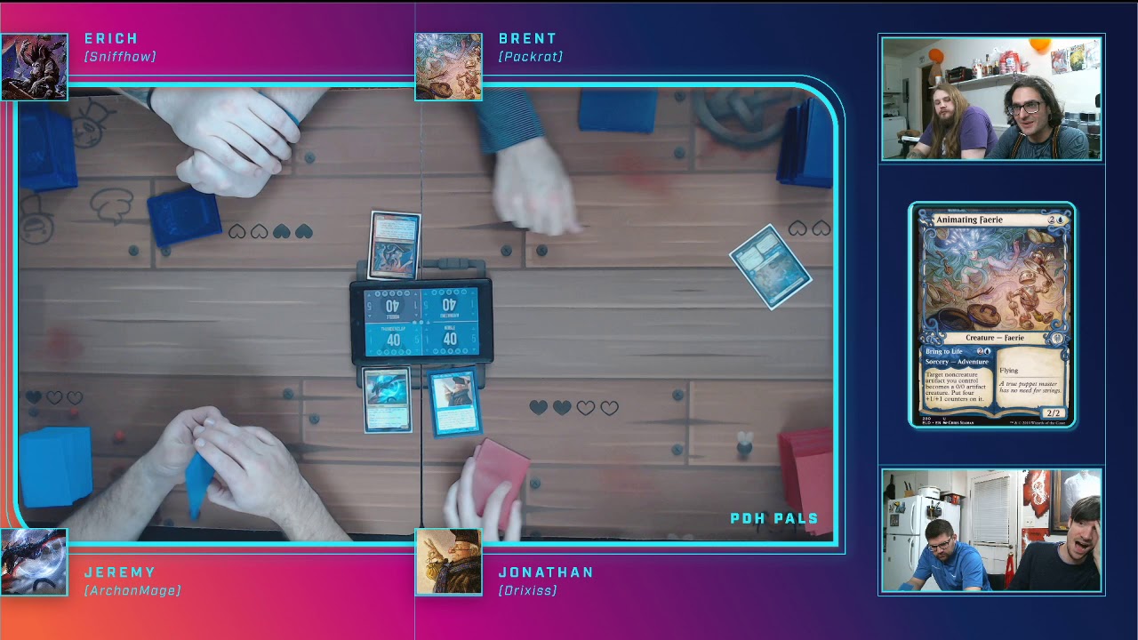 Animating Faerie vs Noble Benefactor vs Thunderclap Wyvern vs Noggle ...