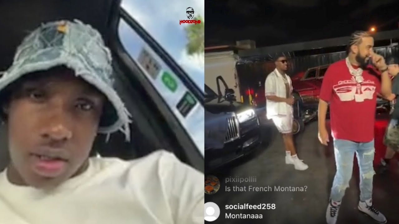 Rob49 Instagram Live Earlier Before Been Shot at French Montana Video ...