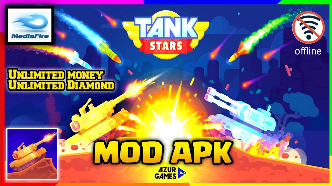 TANK STARS MOD APK | offline - YouTube