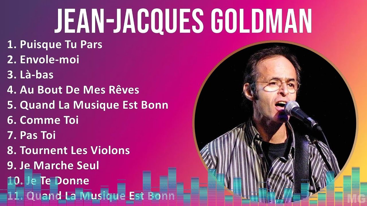 Jean-Jacques Goldman 2024 MIX Greatest Hits - Puisque Tu Pars, Envole ...