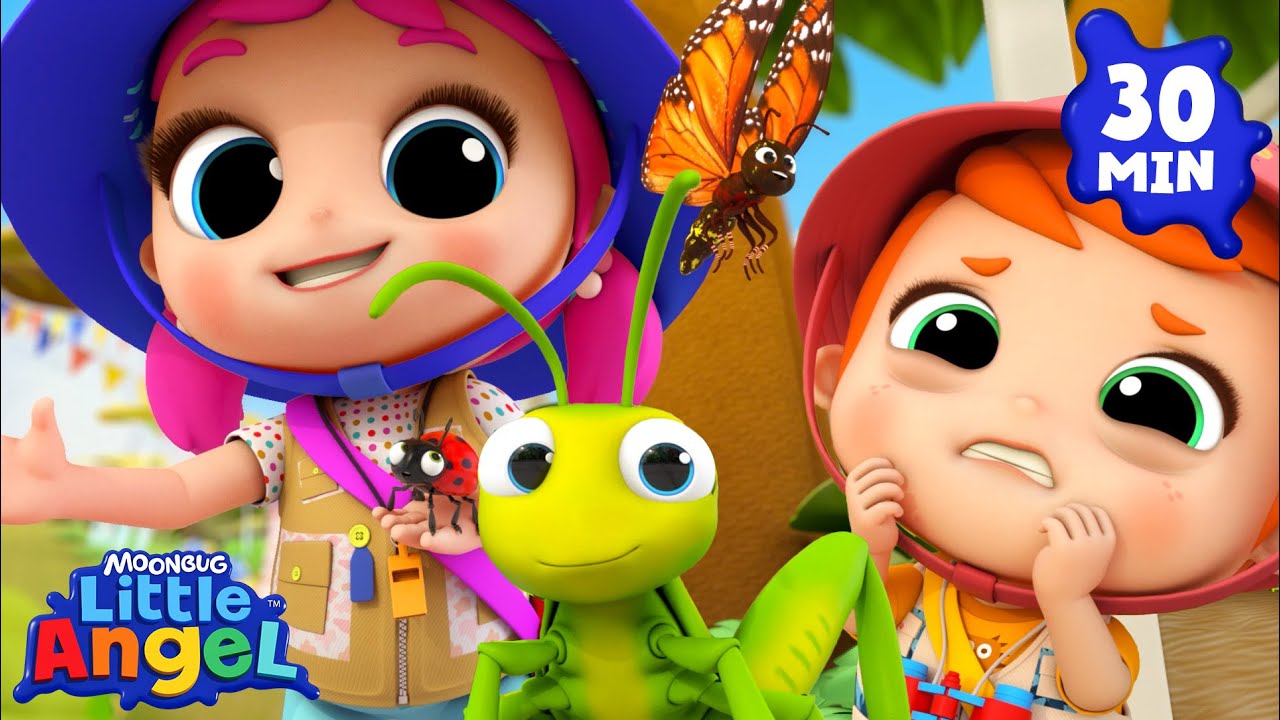 Funny Silly Bugs Song! 🐞 Little Angel | Best Animal Videos for Kids ...