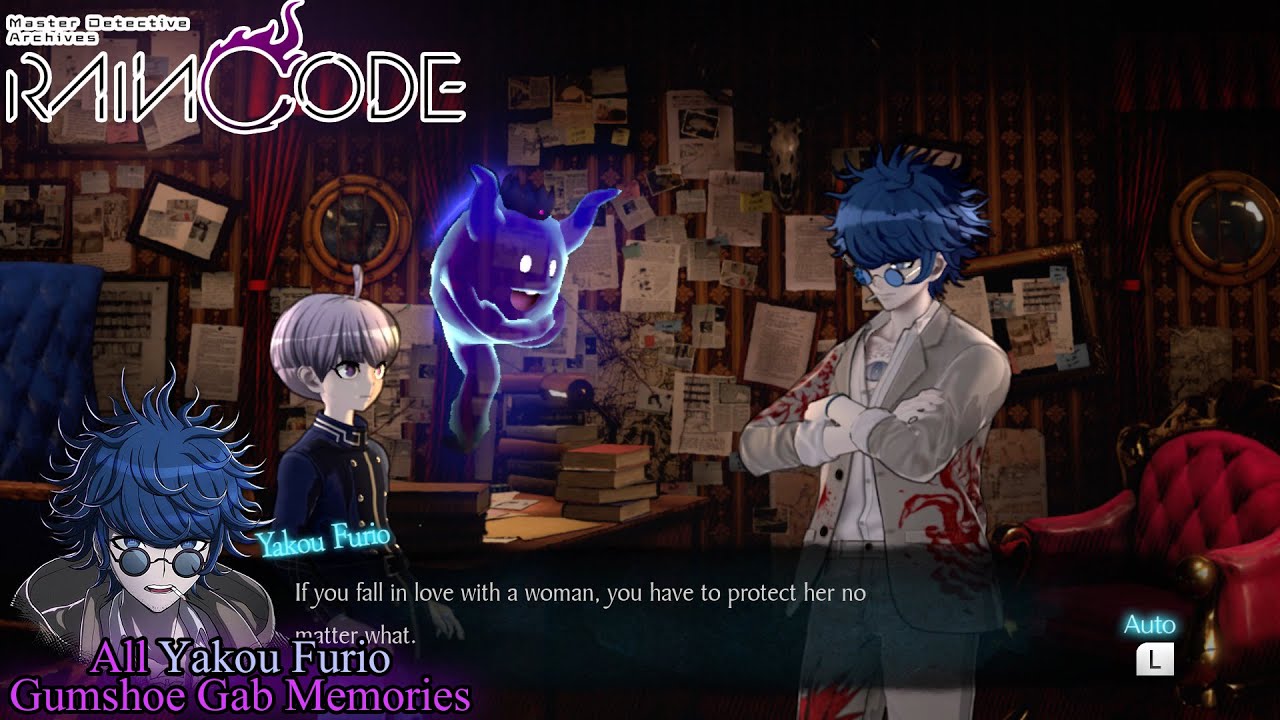 Master Detective Archives: RAIN CODE | Yakou Furio - All Gumshoe Gab ...