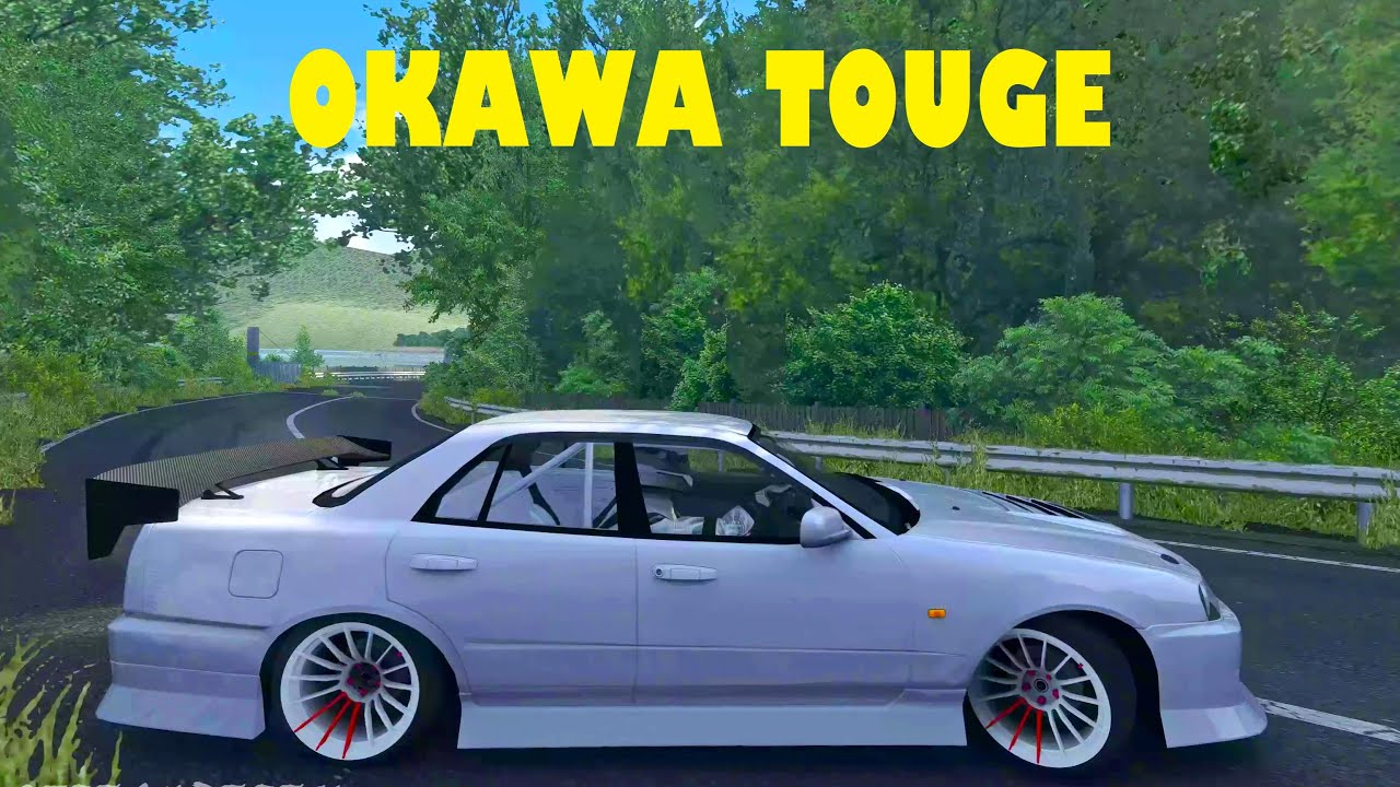 Okawa Touge Full Drift Run in R34 Skyline | Assetto Corsa PC - YouTube