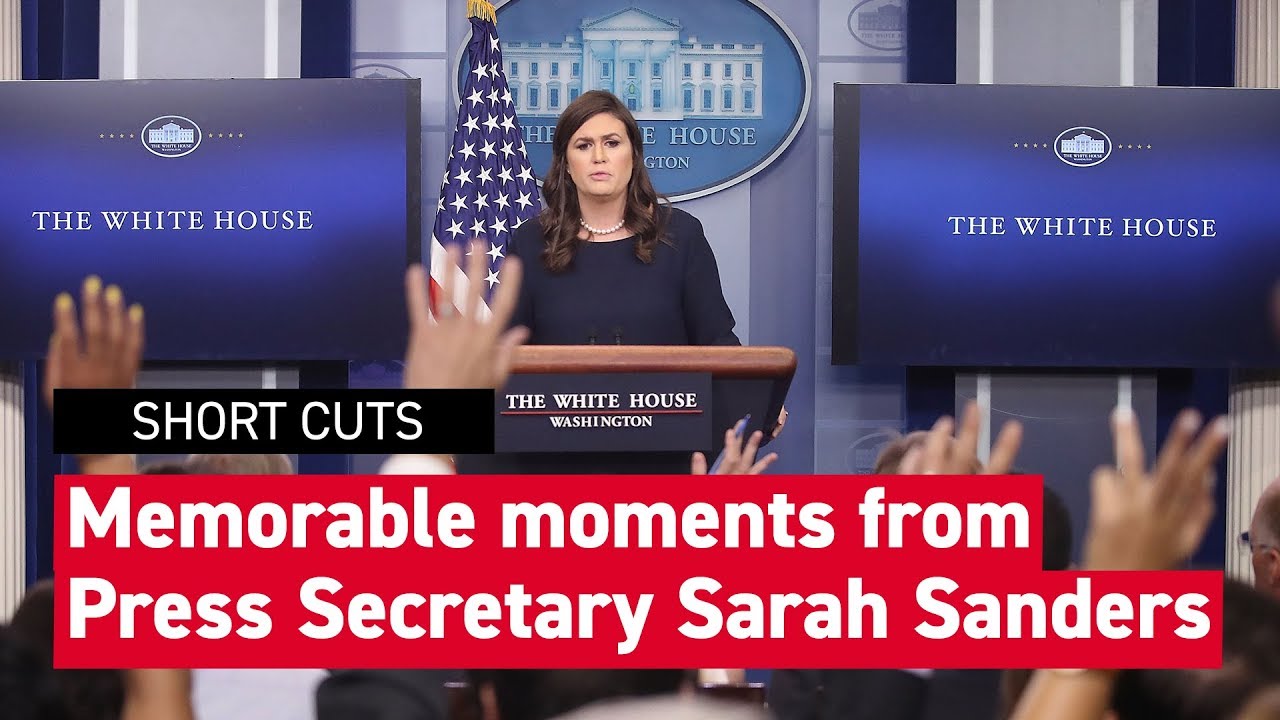 A look back at some of Sarah Sanders' memorable moments - YouTube