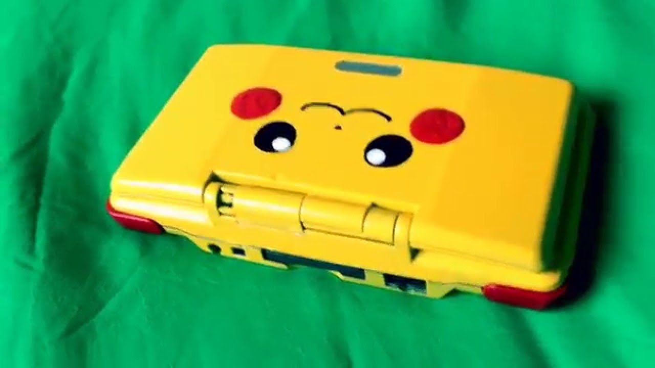 Nintendo DS - Custom Pikachu Yellow - YouTube