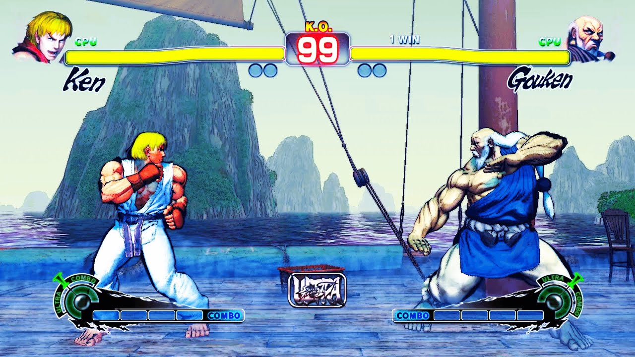 Classic Ken vs Gouken (Hardest) Ultra Street Fighter IV. - YouTube
