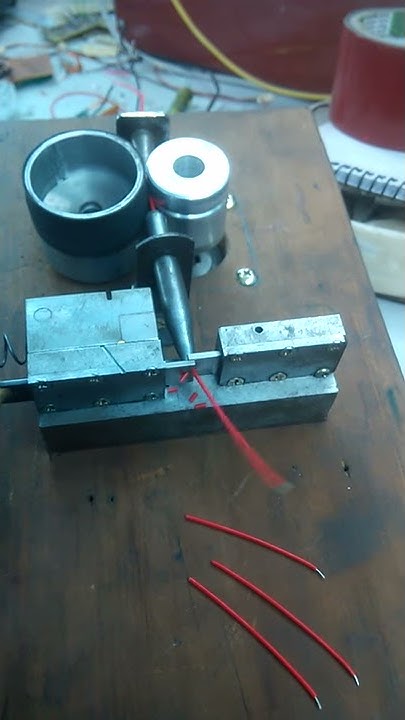 Automatic wire cutting machine - YouTube