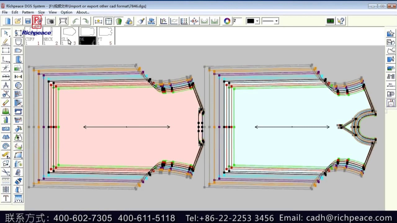 How to Import and Export Other CAD Format in Richpeace Garment CAD ...