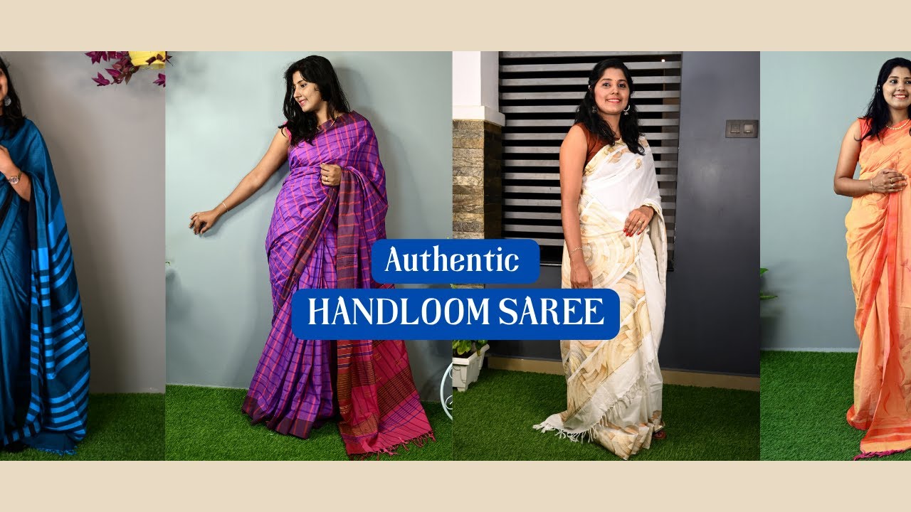 New Handloom Saree Collection | Authentic Handloom Cotton Saree ...